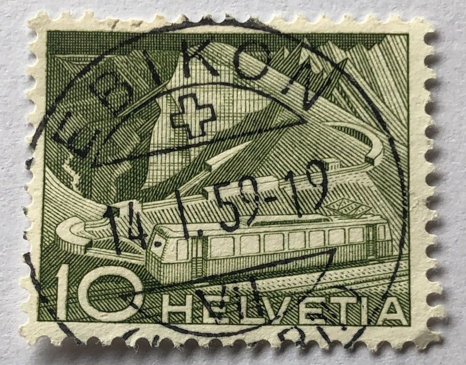 Nr.299 mit Voll Stempel Ebikon (Gebraucht) in Aarau für CHF 0.5 – mit Lieferung auf Ricardo kaufen