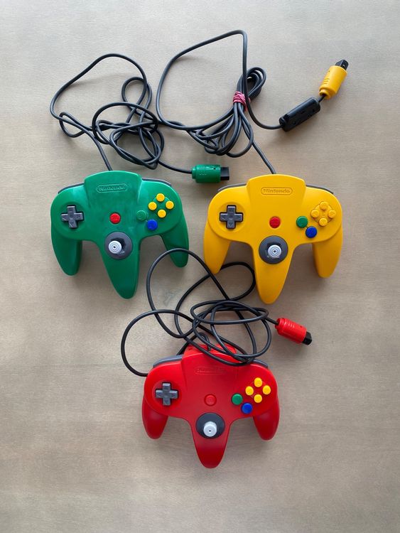 Nintendo 64 - N64 - Official Controller x 3 (Gebraucht) in Basel für ...