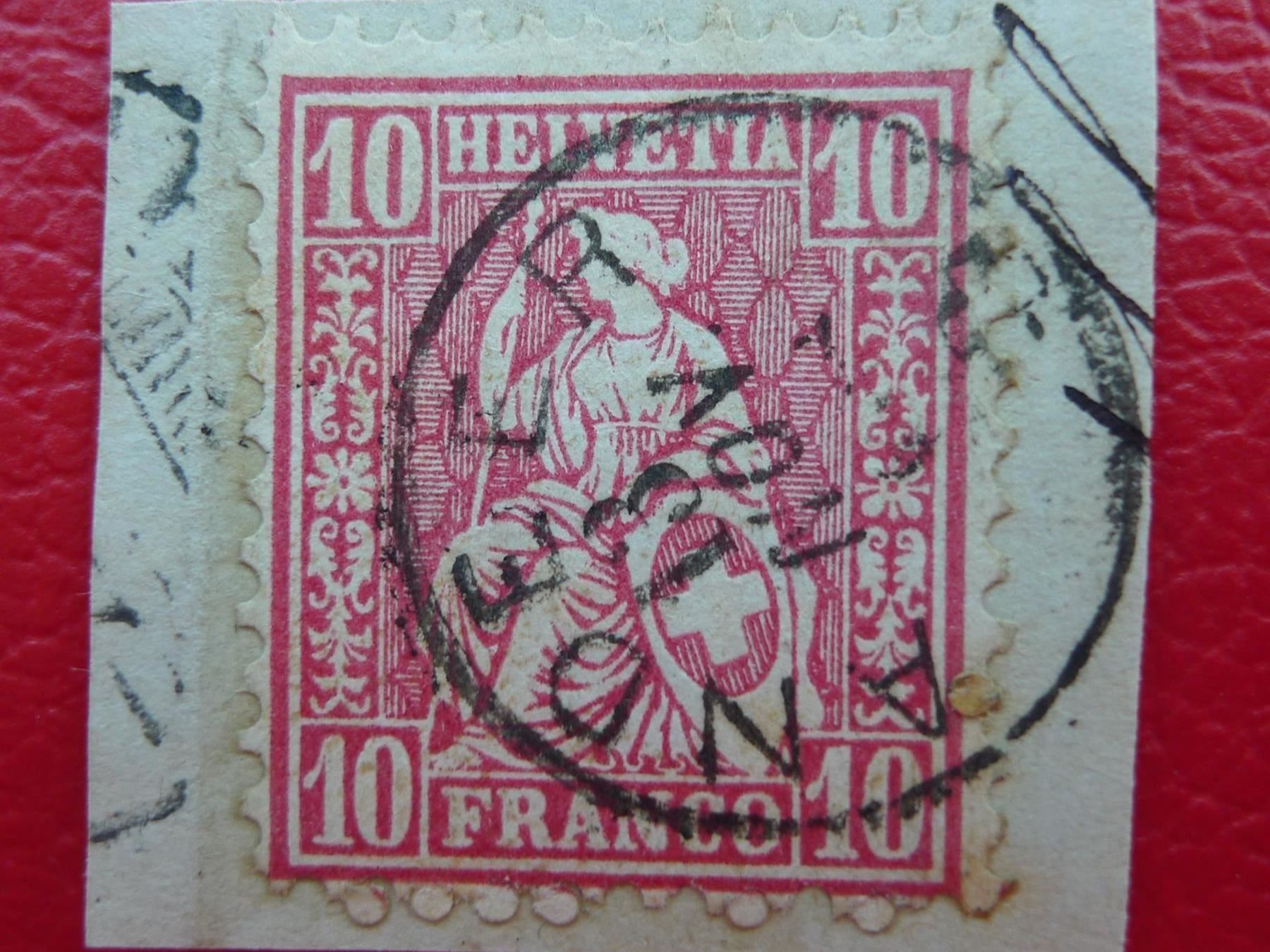 Sitzende Nr.38 mit Fingerhut-O: ANDEER GR, sehr sauber ! (Gebraucht) in ...