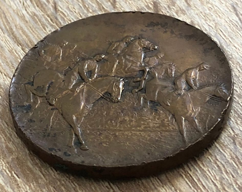 Medaille "Brigade de Cavalerie I – Course d’Officiers" 1913 (Gebraucht ...