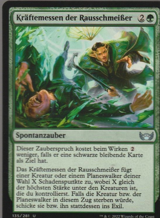 TCG Magic The Gathering MTG DE SNC 135 Kräftemessen der Rau (Neu ...