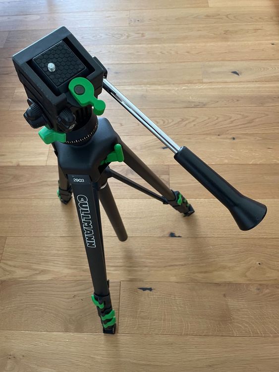 Cullmann Stativ mit 3-Wege Panoramakopf und Wechselplatte (Gebraucht ...