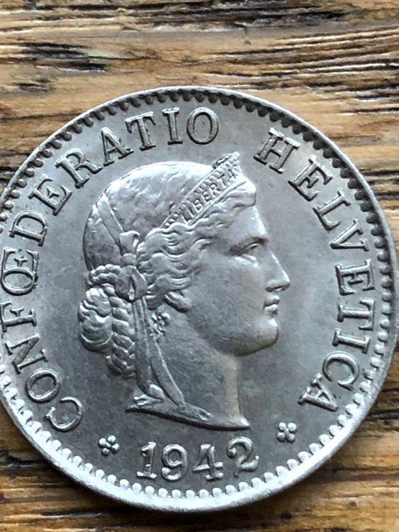 Abart 5 Rp. 1942 mit Stempelvert. Krone (Gebraucht) in Schötz für CHF 6 – mit Lieferung auf ...