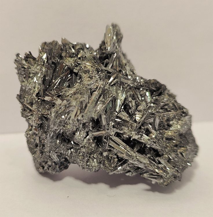 ANTIMONITE/STIBNITE, Color argento, NATURALE (Neu (gemäss Beschreibung ...