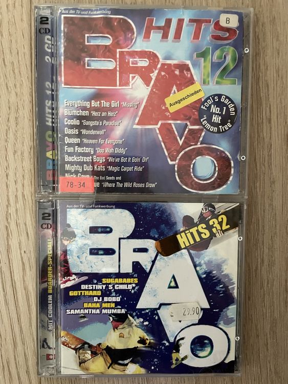 2 x Bravo Hits (Gebraucht) in Wil AG für CHF 1 – mit Lieferung auf Ricardo kaufen