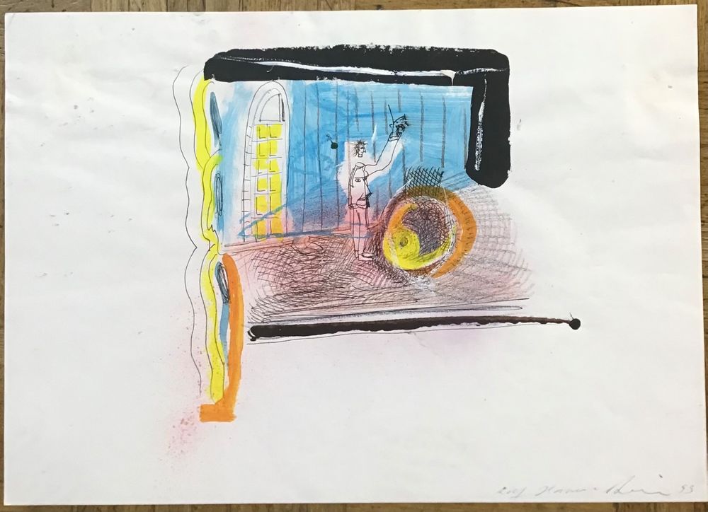 Sehr Interessante Mischtecknik Unleserlich Signiert (Gebraucht) in Root für CHF 5 – mit ...