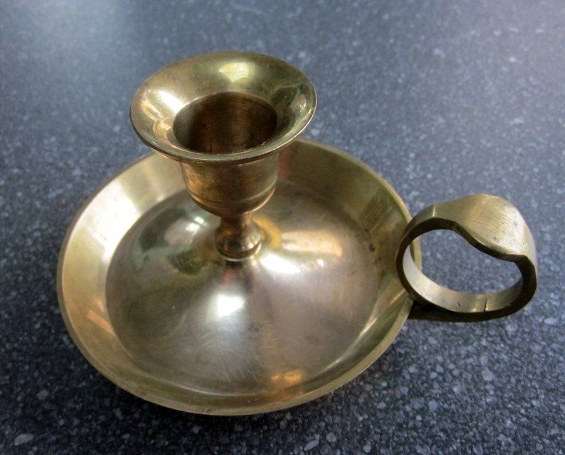 Retro Kammerleuchter, Kammerkerzenständer aus Messing | Kaufen auf Ricardo