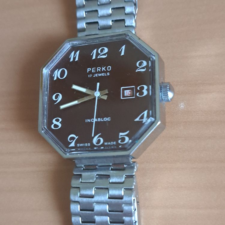 Mechanische Sammleruhr Perko Handaufzug 37mm läuft (Gebraucht) in ...