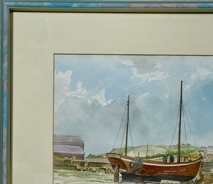 Meeresküste Segelboot Aquarell unleserlich Signiert (Gebraucht) in Root für CHF 10 – mit ...