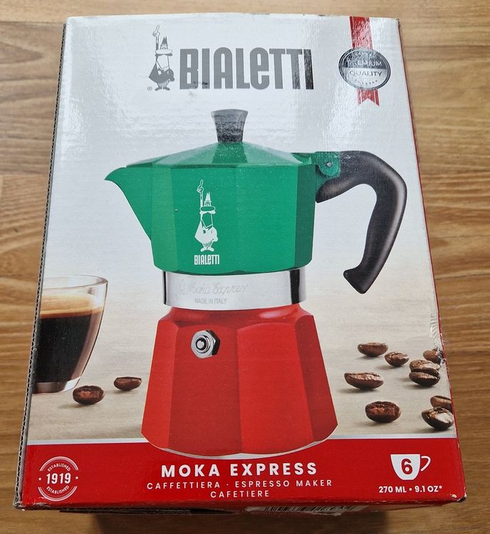 Bialetti Moka Express Espresso Maker, Italien-Design (Neu und ...