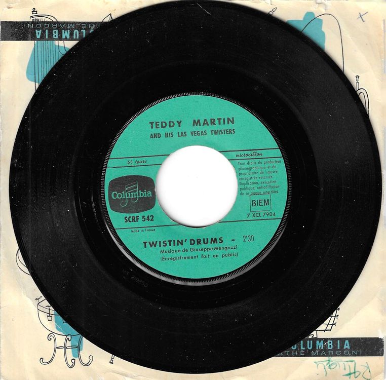 Teddy Martin And His Las Vegas Twisters - Twistin' Drums (Gebraucht) in ...
