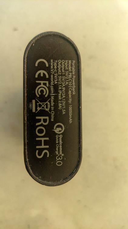 3 Ports PBLC10-4N - V7 10050mAh Powerbank | Kaufen auf Ricardo