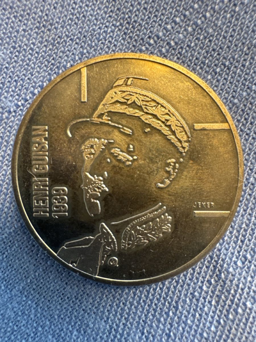 Sonder-Fünfliber 1989 General Guisan (mit Etui) (Neu (gemäss ...