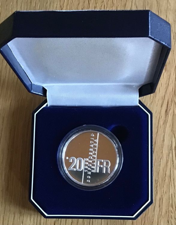 Sondermünze 20 Franken (Neu und originalverpackt) in Wolfwil für CHF 22 – mit Lieferung auf ...
