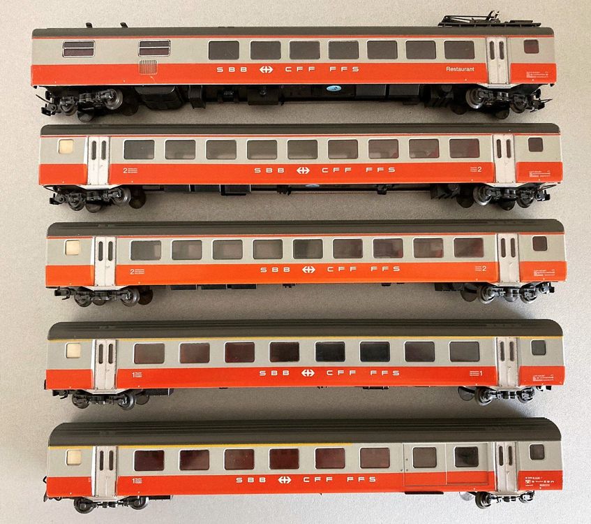 Liliput 5-teiliges SBB Swiss Express Personenwagenset | Kaufen auf Ricardo