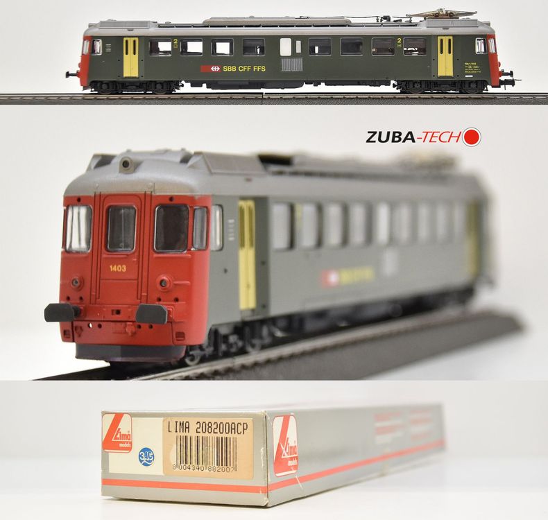 Lima 208200ACP Triebwagen RBe 4/4 SBB, H0 WS Analog mit OVP | Kaufen auf Ricardo