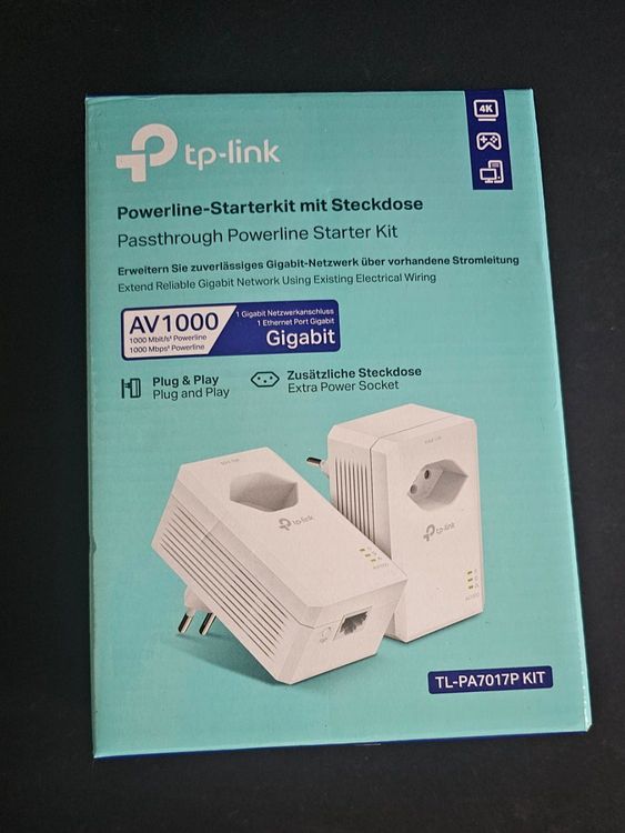 TP-Link Powerline Adapter mit Steckdose | Kaufen auf Ricardo