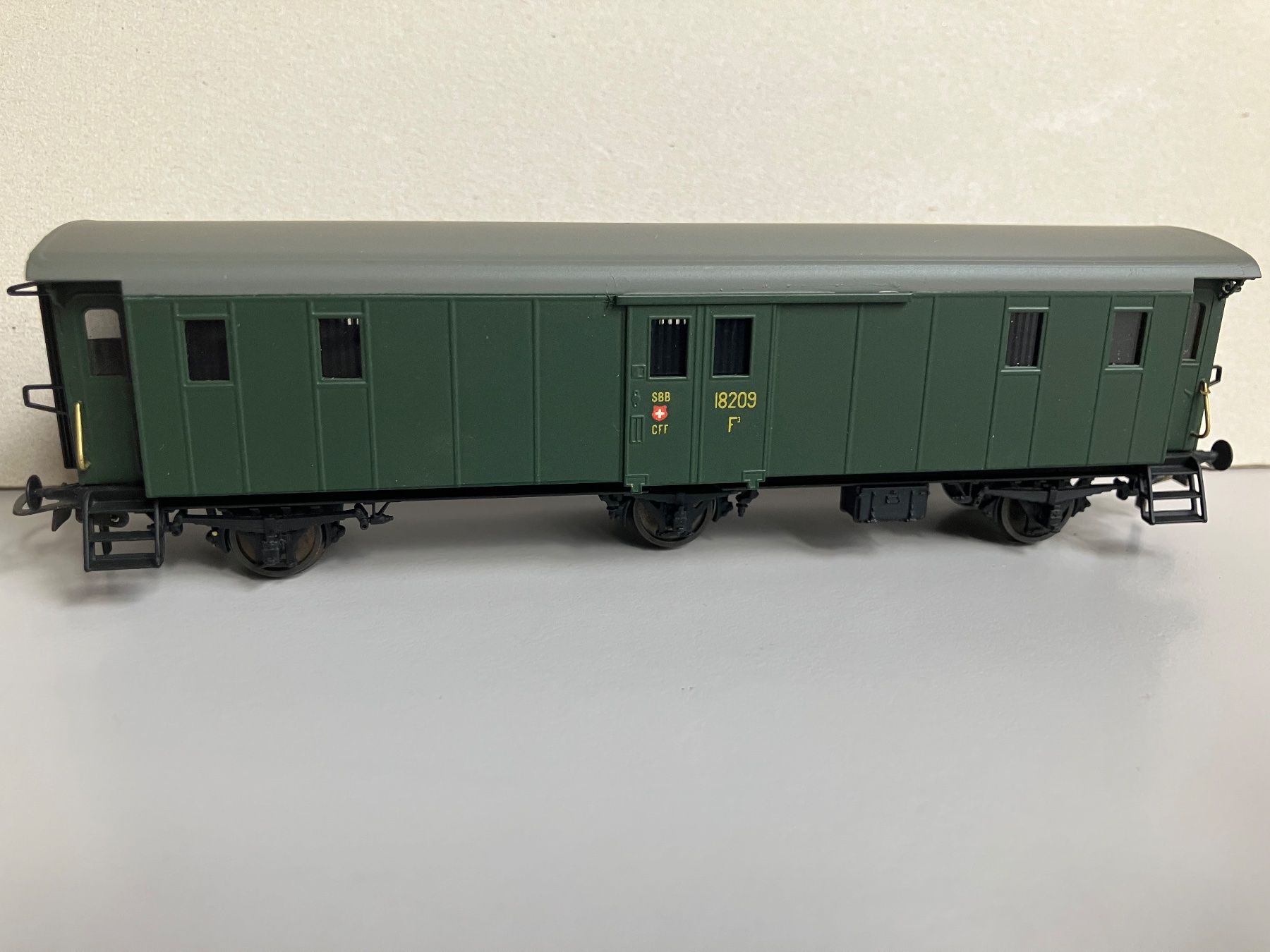 Fulgurex SBB 3 Achser Personenwagen-Set 4 teil. Messing 2028 (Gebraucht ...