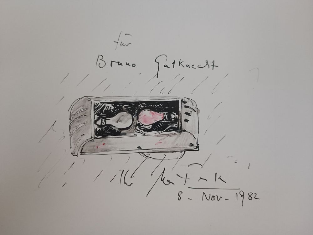 Hans Falk - signierte Zeichnung (Gebraucht) in Menziken für CHF 145 – mit Lieferung auf Ricardo ...