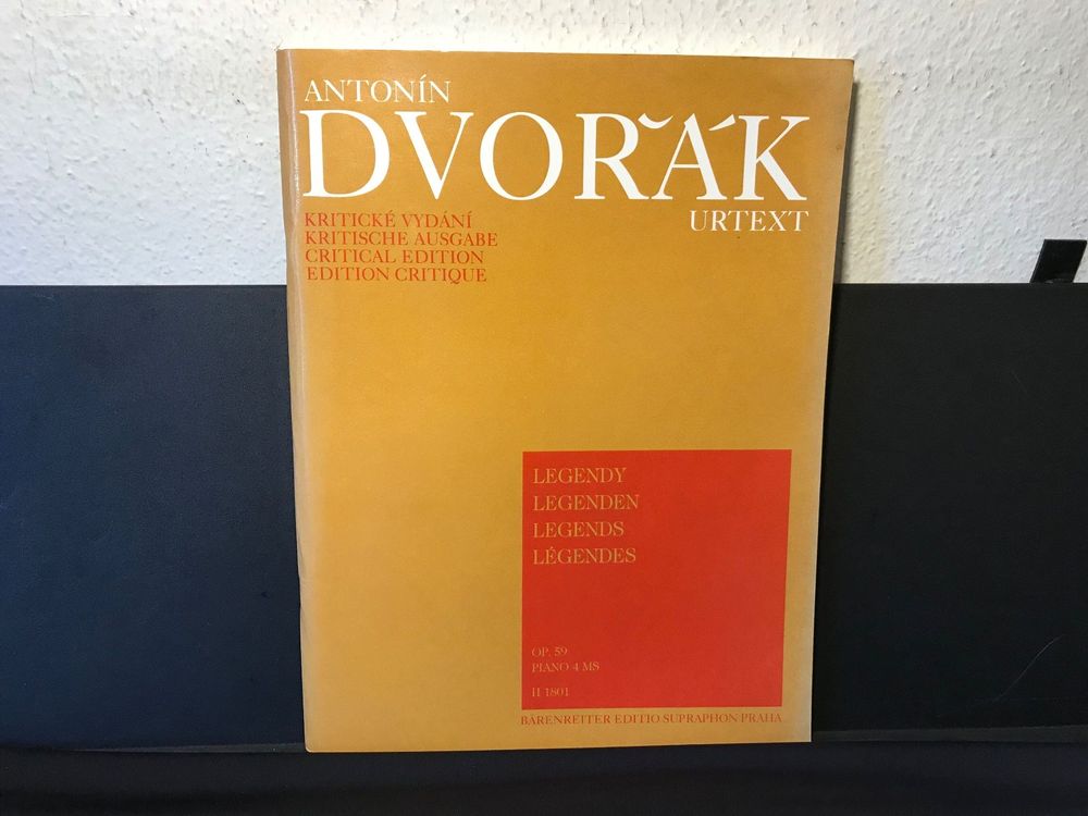 Dvorak Legenden Op59 vierhändig (Gebraucht) in Basel für CHF 6 – nur ...