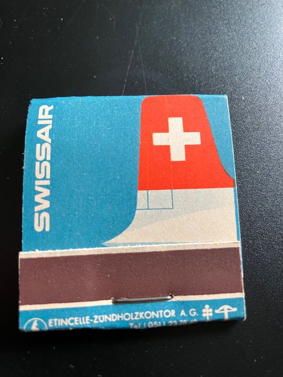 Swissair DC-7C matches from early 1950,s | Kaufen auf Ricardo