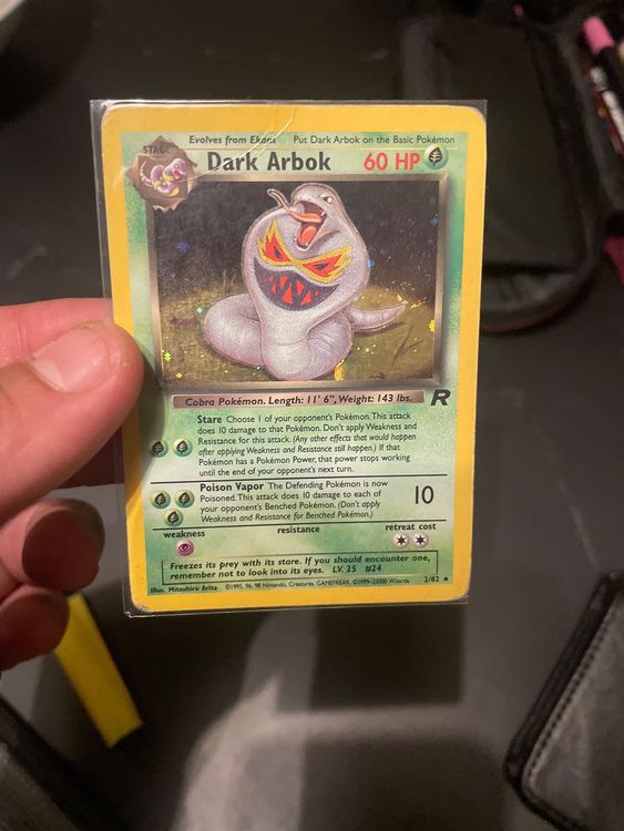 Dark Arbok ERROR CARD english year error 1999-23000 | Kaufen auf Ricardo