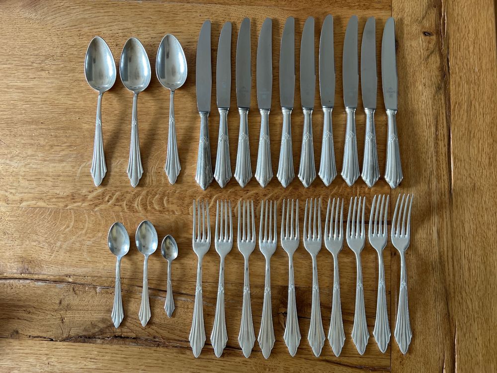 WMF 90-er Silber Besteck 26 teilig (Gebraucht) in für CHF 67 – mit ...