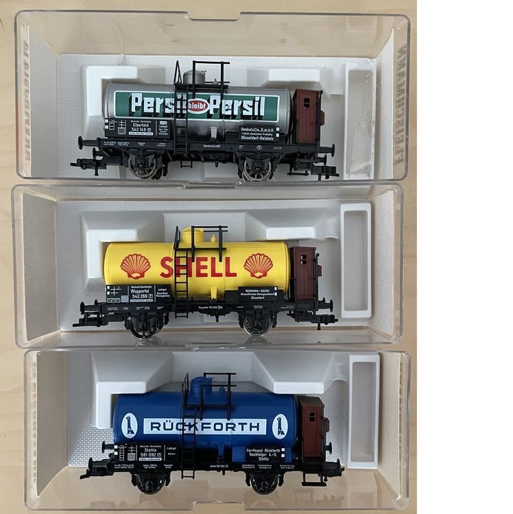 Fleischmann HO DRG 3x Kesselwagen neuwertig (Gebraucht) in Le Landeron ...