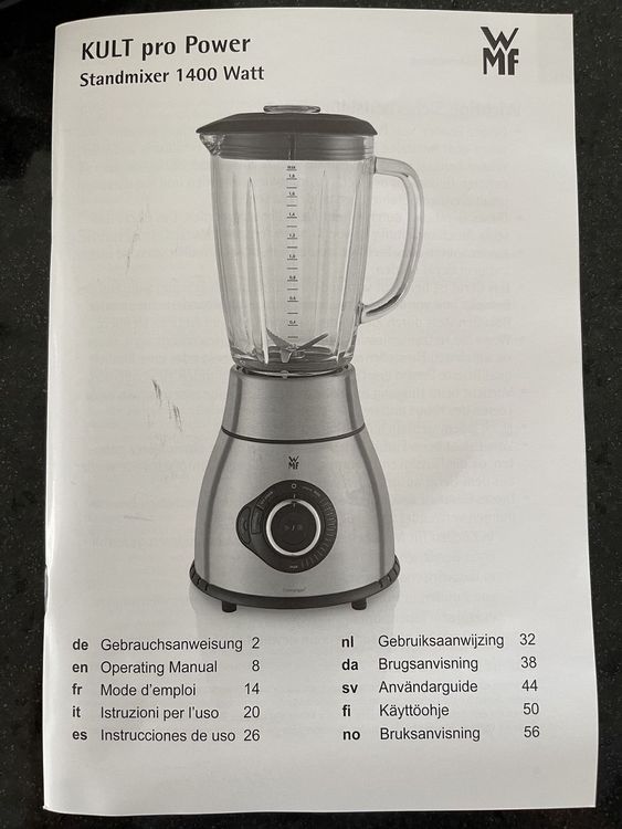 WMF KULT Pro Power Standmixer 1400W NP: 160 CHF | Kaufen auf Ricardo