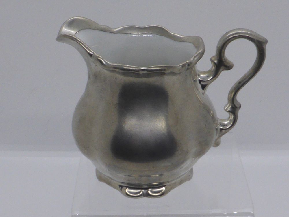 Crémier en porcelaine et argent | Kaufen auf Ricardo