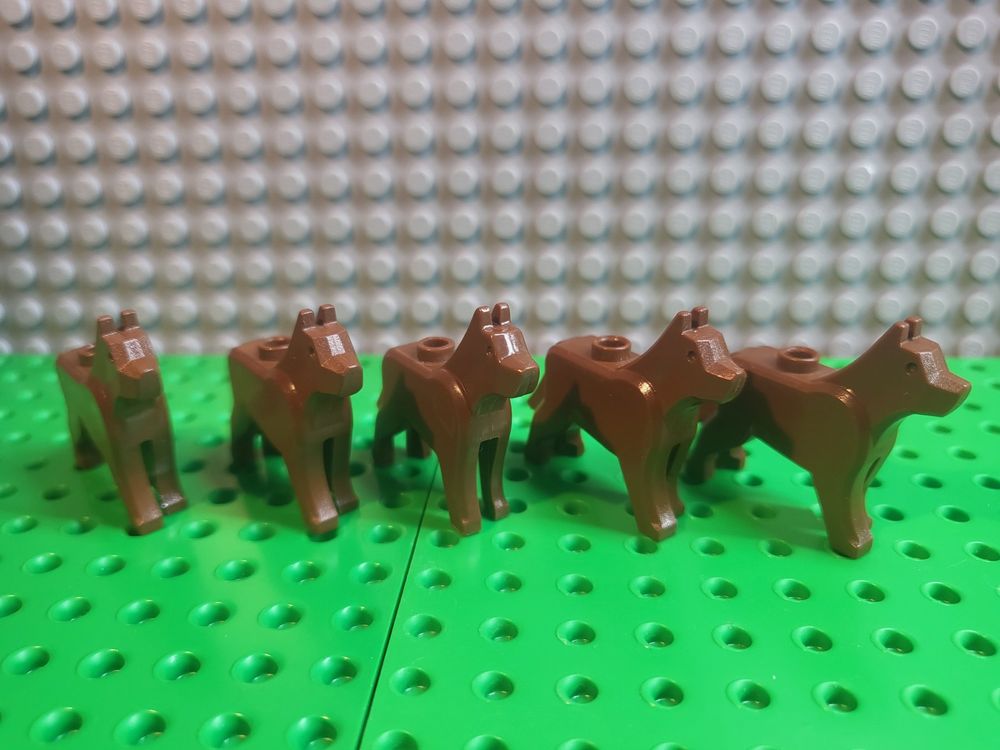 5 Lego - Tiere Hunde Classic, Wolf zu Minifiguren | Kaufen auf Ricardo