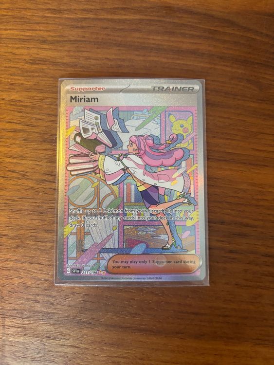 Miriam Fullart Trainer Pokemon Karte 251/198 (Neu (gemäss Beschreibung ...