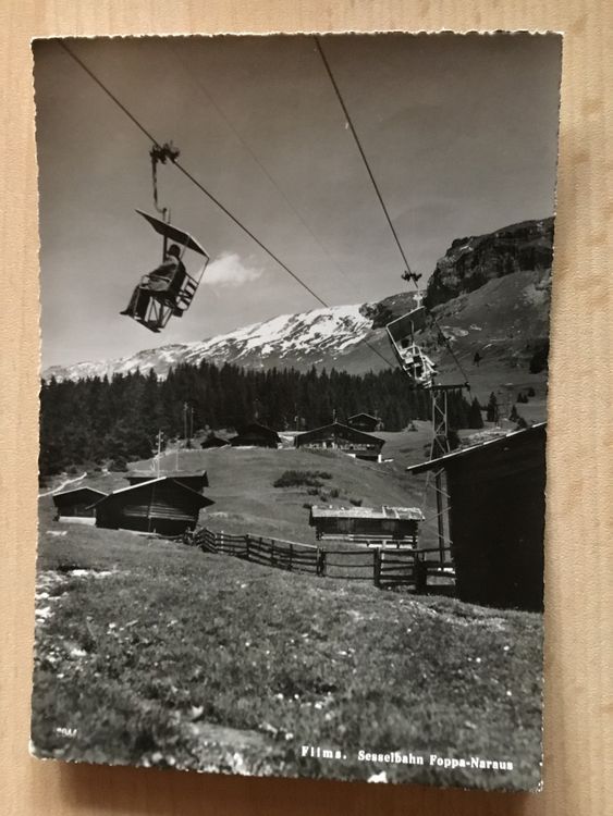 AK Seilbahn Sessellift Flims Foppa | Kaufen auf Ricardo