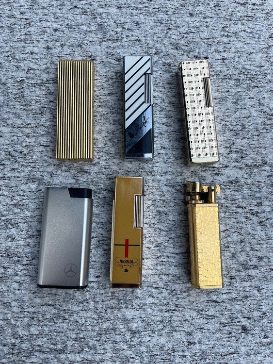 6x lighter Set vintage Sammlung #3 (Gebraucht) in Chiasso für CHF 35 ...