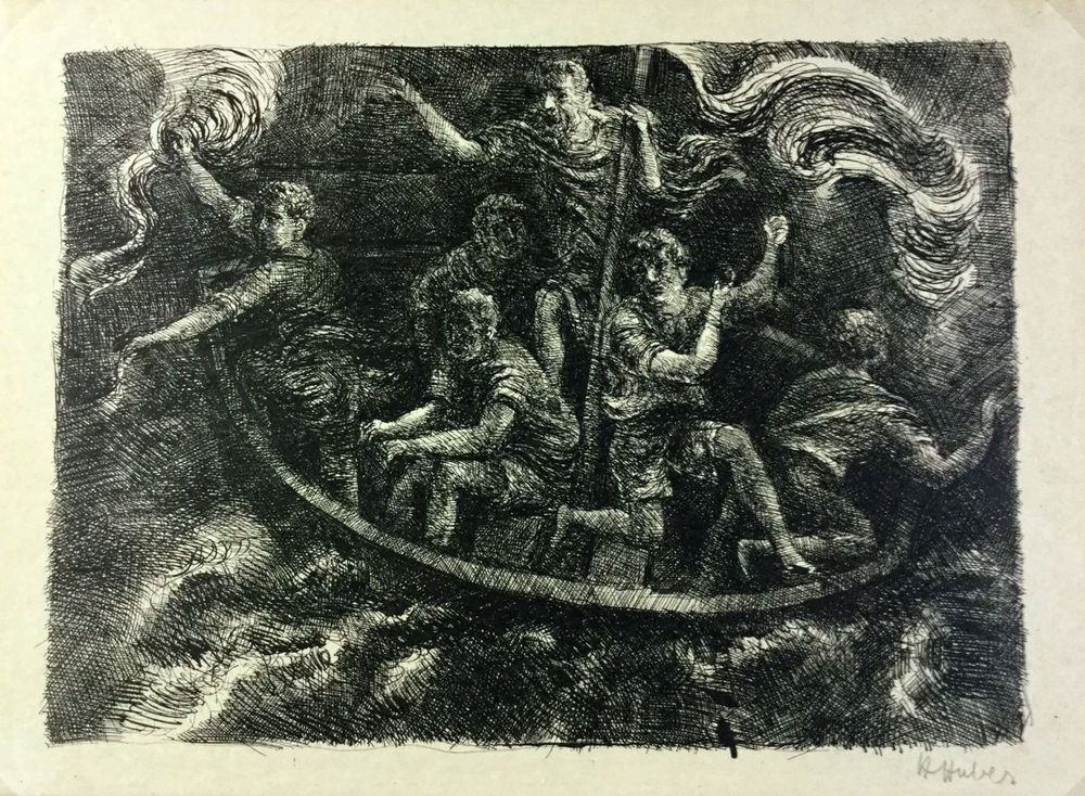 Huber Hermann Litho 1930 "Sturm" | Kaufen auf Ricardo