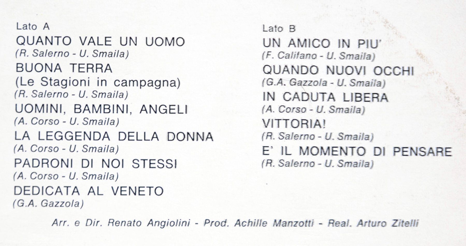 LP ITALIA I Gatti Di Vicolo Miracoli In Caduta LP GEWASCHEN (Gebraucht ...
