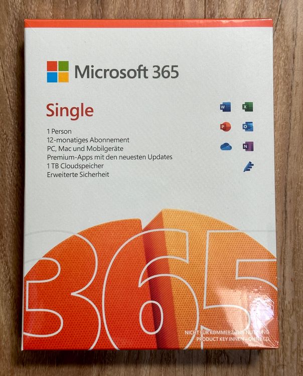 Microsoft Office 365 Single 1-Jahr (Neu und originalverpackt) in Brügg ...