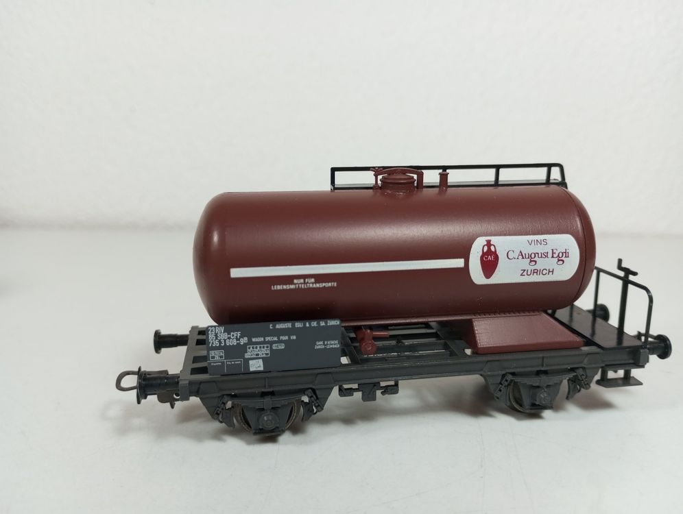 Liliput: 2 x SBB Kesselwagen / wagons-citerne (Gebraucht) in Fontaines NE für CHF 17 – mit ...