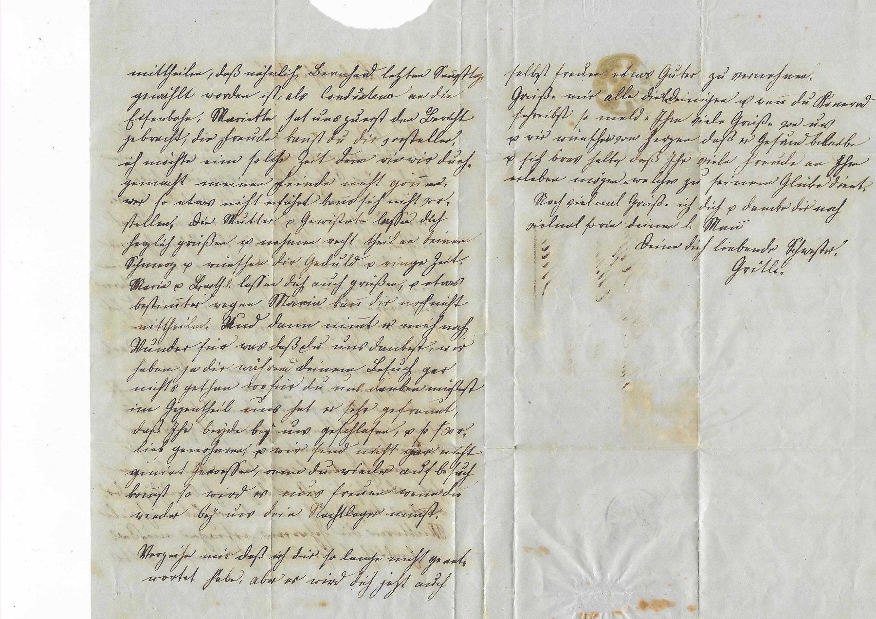 Traumhafter 23B-Strubel Beleg an den Herrn Dr. Hoffmann (Gebraucht) in ...