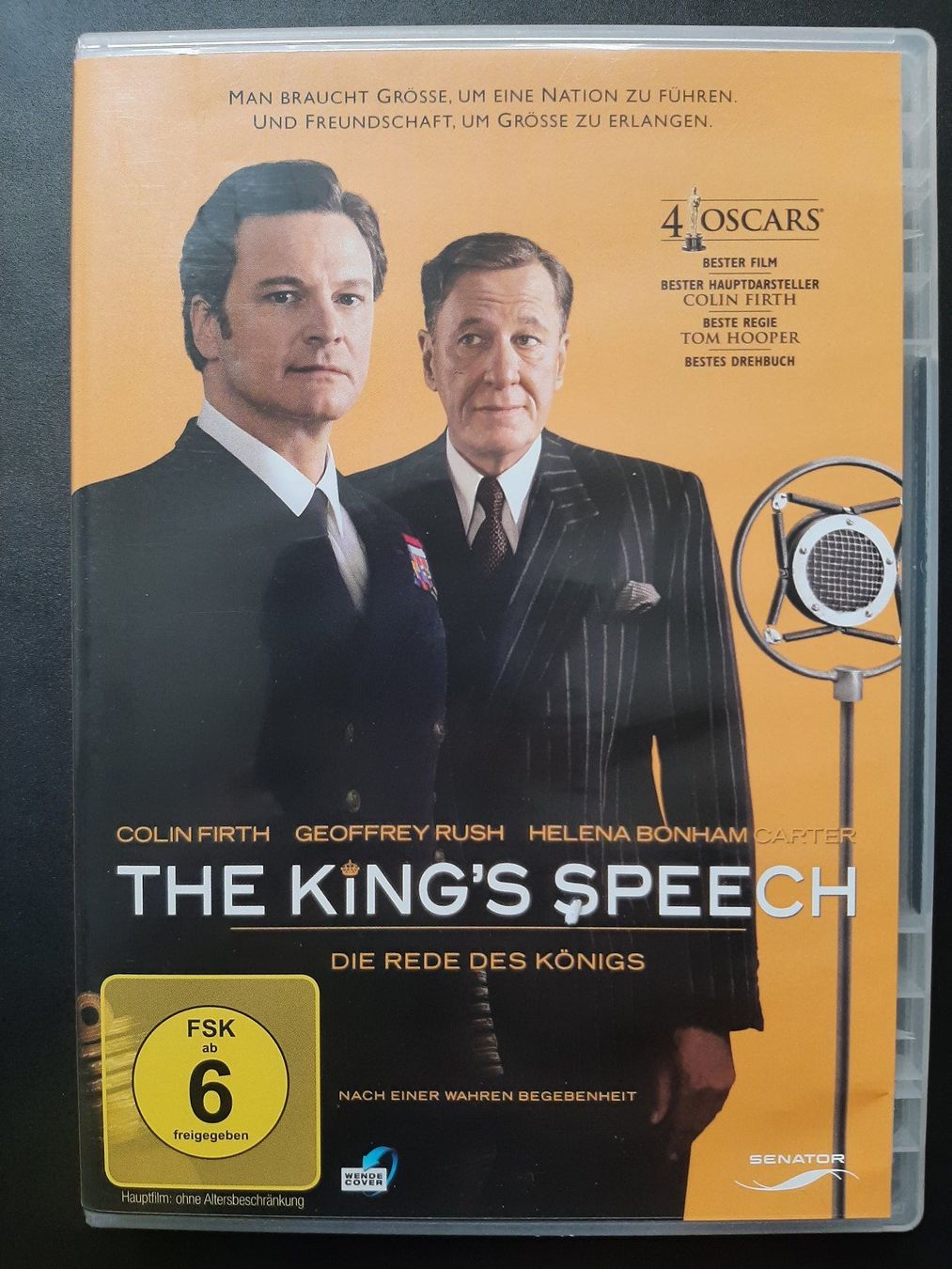 DVD "The King's Speech/Die Rede des Königs". Mit Colin Firth (Gebraucht ...