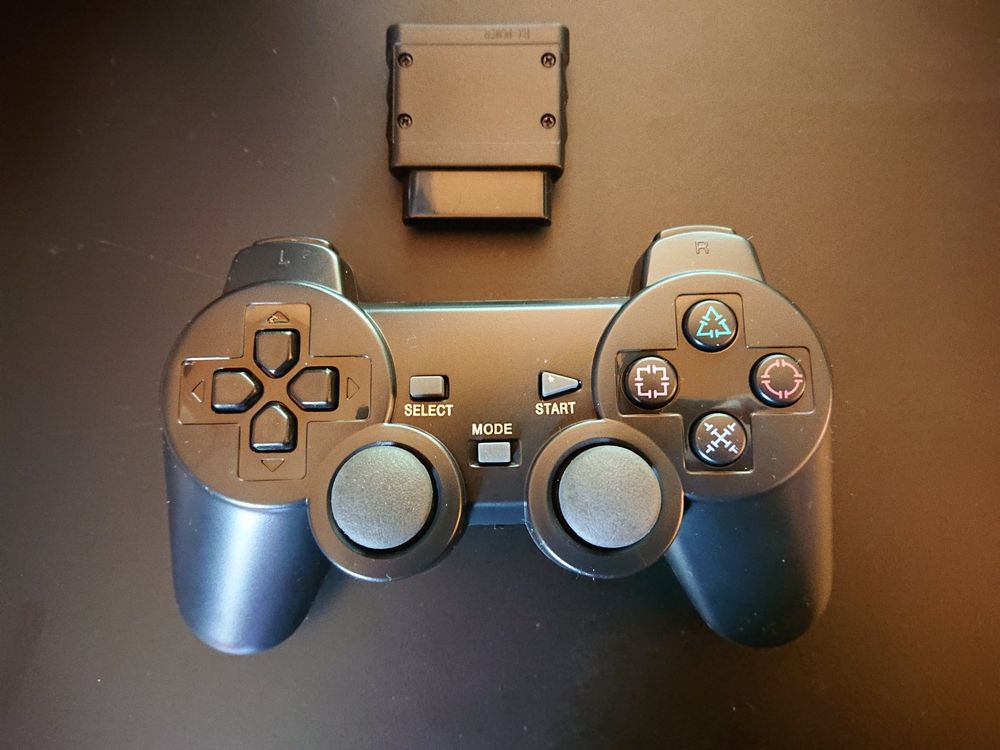 NEU - Playstation 2 PS2 - Wireless Controller - Schwarz | Kaufen auf ...