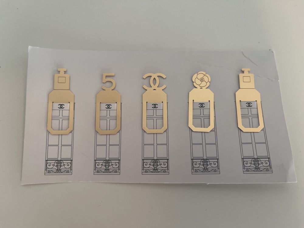 LAST SET! Chanel Gold Clip or Bookmark Set | Kaufen auf Ricardo