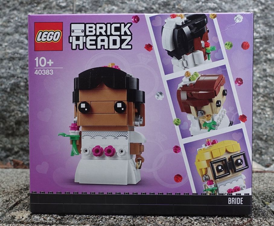 LEGO BrickHeadz Braut und Bräutigam 40383 + 40384 Hochzeit (Neu und ...