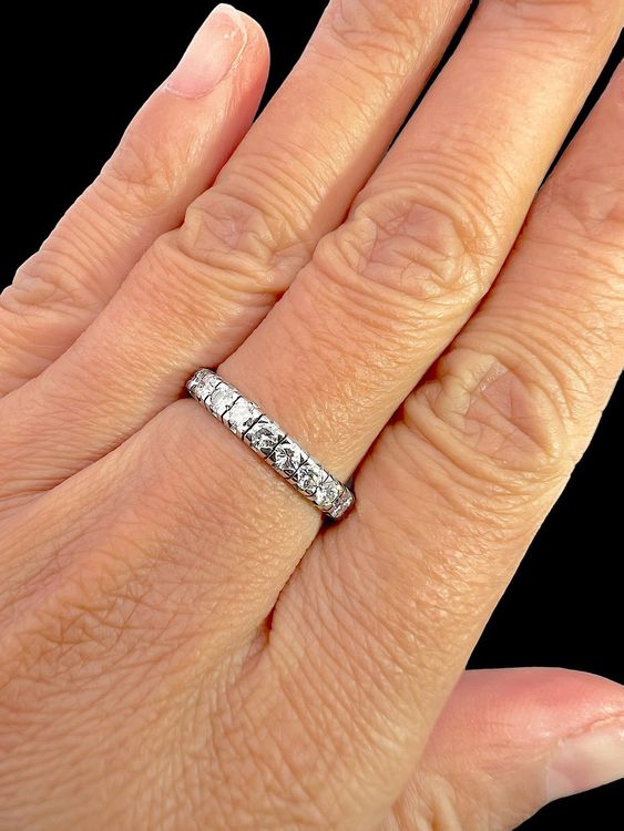 Alliance 1.2c Diamanten Ring 18k Weissgold Grösse 52 *S775 (Gebraucht ...