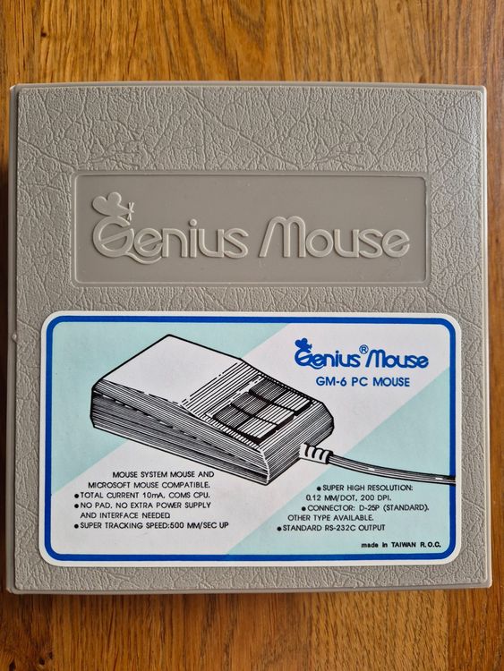 Genius Mouse GM-6 PC, Rarität, komplett, neu (Neu und originalverpackt ...