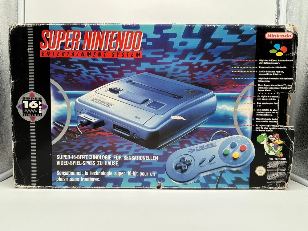 SNES OVP + Mario World controller Konsole Super Nintendo (Gebraucht) in ...