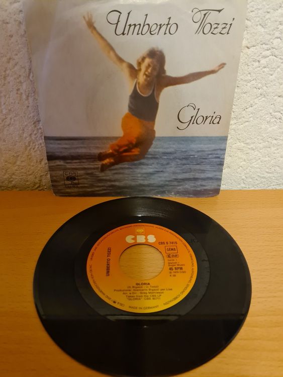 Umberto Tozzi - Gloria (single 1979) (Gebraucht) in Aldesago für CHF 7 ...