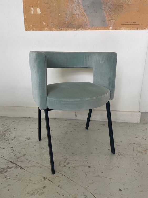 6 Essstühle von Tecta Samt Stoff | Kaufen auf Ricardo