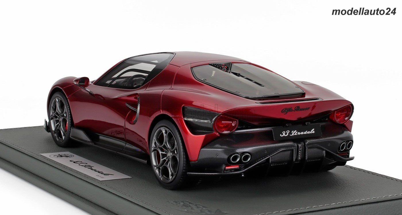 Alfa Romeo 33 Stradale 2025 Rosso Villa d’Este / BBR 1:18 (Neu und ...