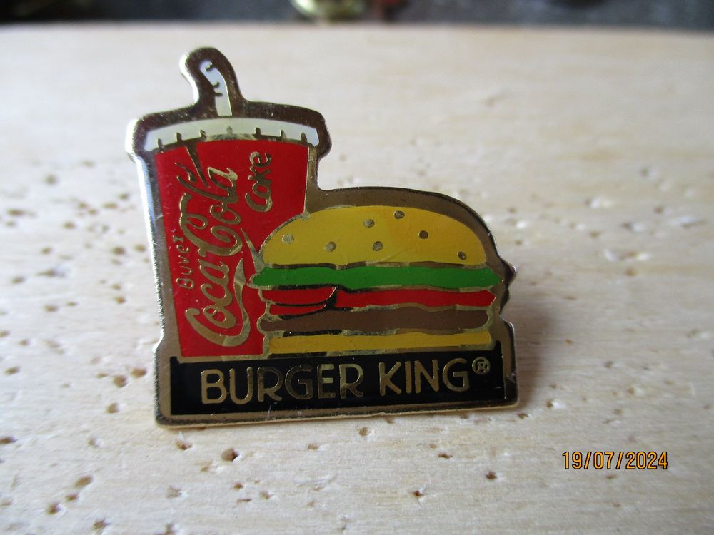 Coca Cola Burger King Pin RAR | Kaufen auf Ricardo
